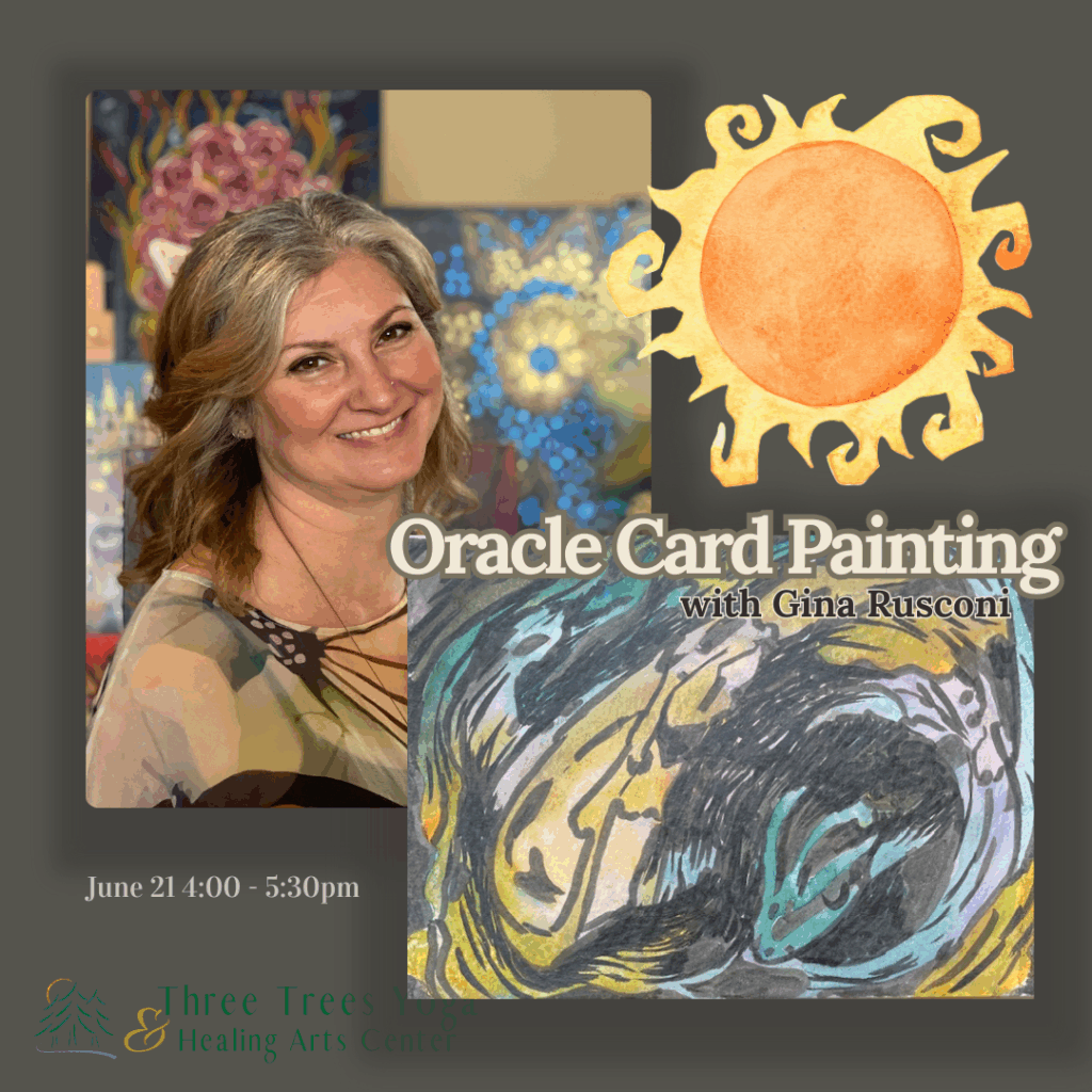 Oracle Card Painting, a Workshop: In Studio with Gina Rusconi - Three ...